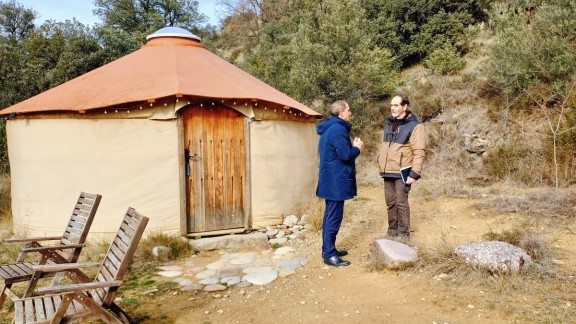 Jose Crespín visita Abella de la Conca i Terra del Congost